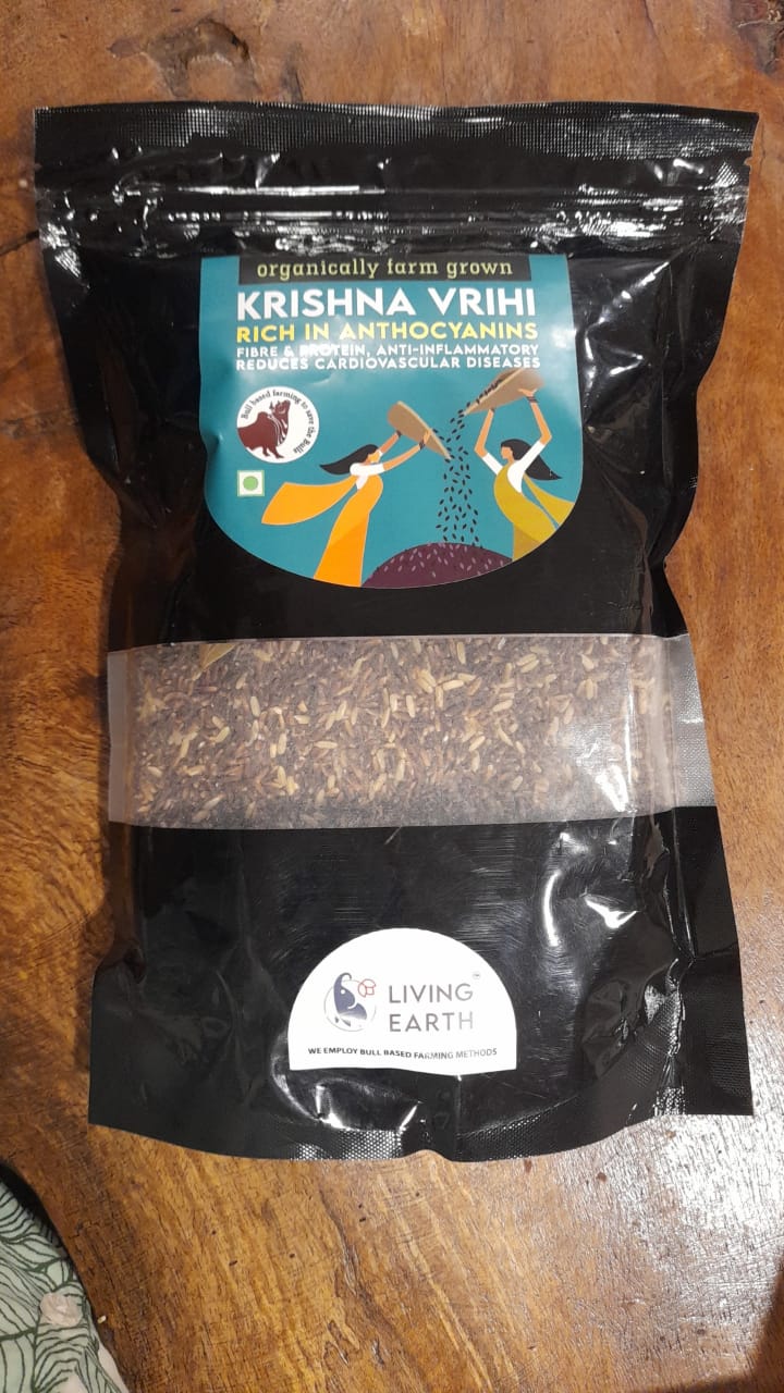 Pure Black, Black Rice | Aged Rice 1 Kg (Living Earth) – Vedic Crystels